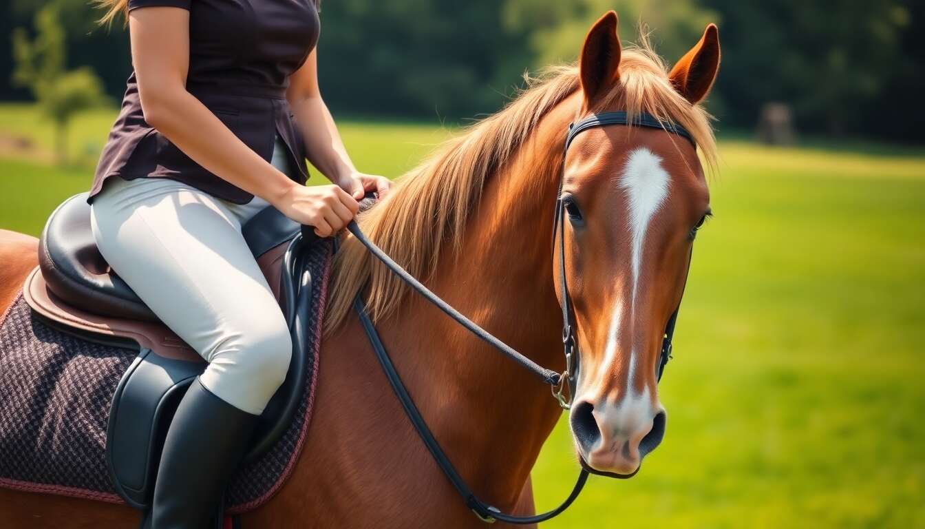 Garder les mains stables pour un cheval équilibré